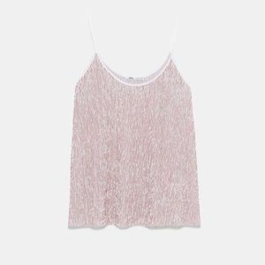 Zara | Tops | Nwt Zara Textured Weave Striped Top | Poshmark